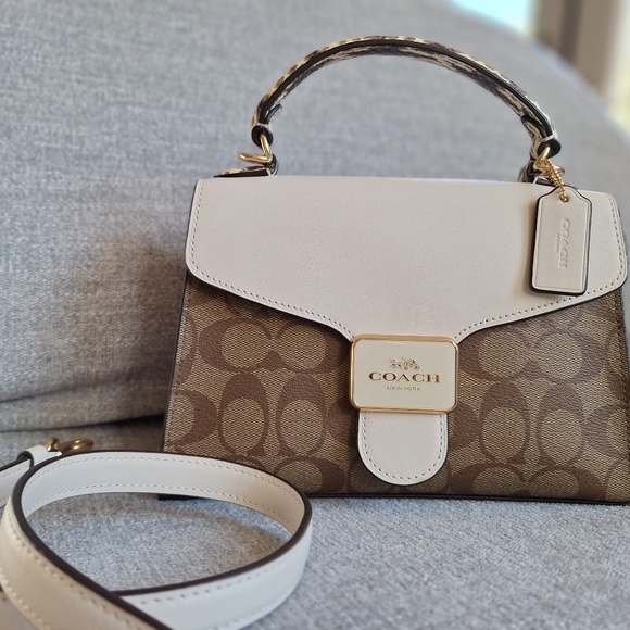 Coach | Bags | Nwt Coach Pepper Satchel In Signature Canvas C325 398 ...